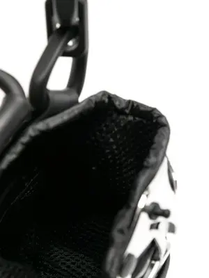 INNERRAUM Chain-link Panelled Mini Bag - Black