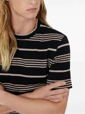 Brunello Cucinelli Striped Cotton T-shirt