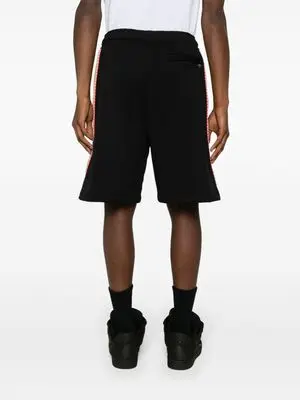 LANVIN Zigzag-embroidered Cotton Shorts