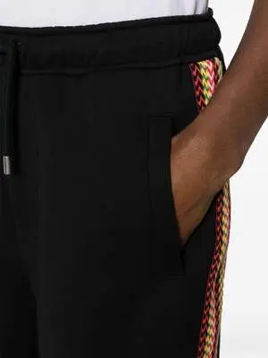 LANVIN Zigzag-embroidered Cotton Shorts
