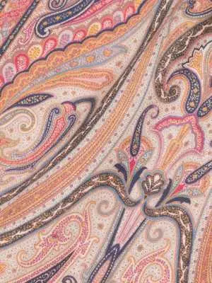Etro Paisley-print Cashmere Blend Scarf
