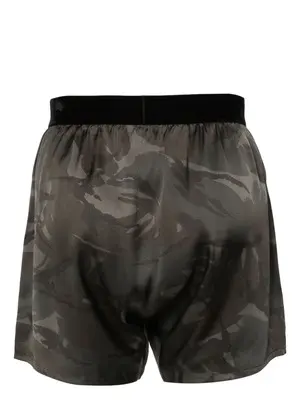 TOM FORD Camouflage-pattern Silk Boxer Briefs