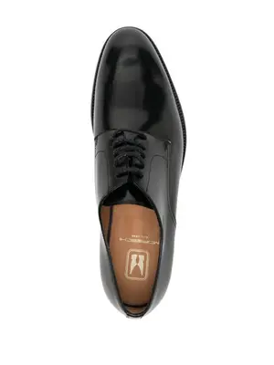 Moreschi Almond-toe Leather Derby Shoes