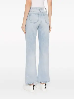 Calvin Klein Ripped Detail Bootcut Jeans