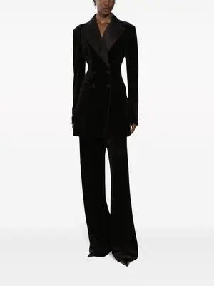 Dolce & Gabbana Velvet Elasticated Trousers