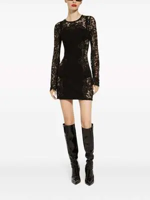 Dolce & Gabbana Semi-sheer Lace Minidress
