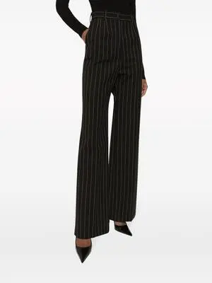 Dolce & Gabbana Striped High-waisted Trousers