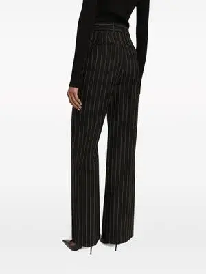 Dolce & Gabbana Striped High-waisted Trousers