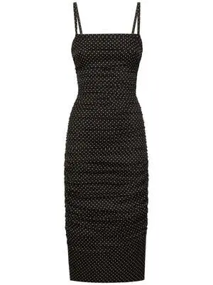 Dolce & Gabbana Polka Dot-print Midi Dress