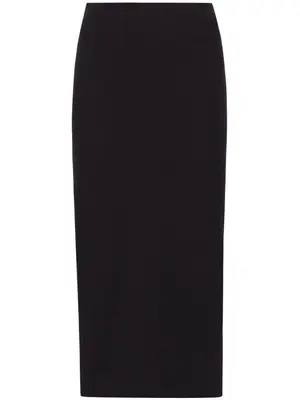 Dolce & Gabbana High-waisted Midi Skirt - Black