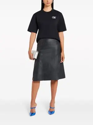 Off-White Off Stamp Crop T-shirt