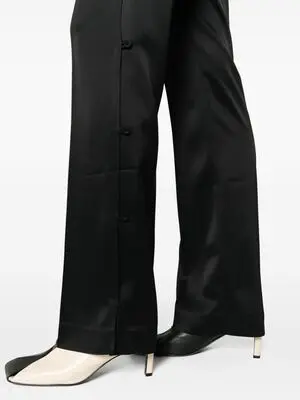 Nanushka Felina Straight-leg Trousers - Black