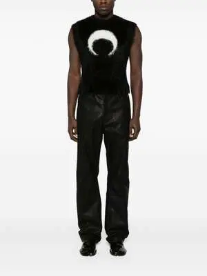 MARINE SERRE Crescent Moon Sleeveless Jumper