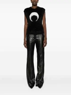 MARINE SERRE Crescent Moon Sleeveless Jumper
