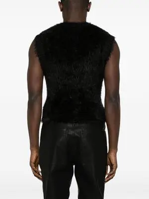 MARINE SERRE Crescent Moon Sleeveless Jumper