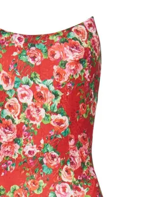 MARKARIAN Tallulah Rose-print Silk Gown