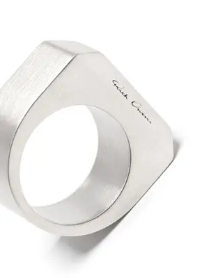 Rick Owens Chunky Signet Ring