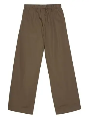 Aspesi Poplin Wide-leg Trousers - Brown
