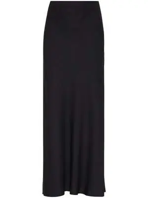 Brunello Cucinelli Twill Maxi Skirt - Black
