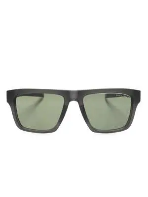 Dita Dark Acetate Square Frame Sunglasses - Grey