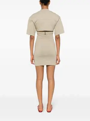 Jacquemus La Robe T-shirt Bahia Minidress - Neutrals