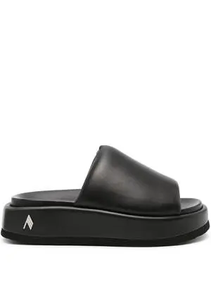 Attico Mia Platform Leather Slides