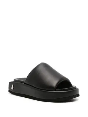 Attico Mia Platform Leather Slides