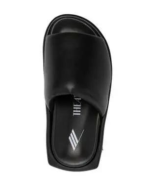 Attico Mia Platform Leather Slides
