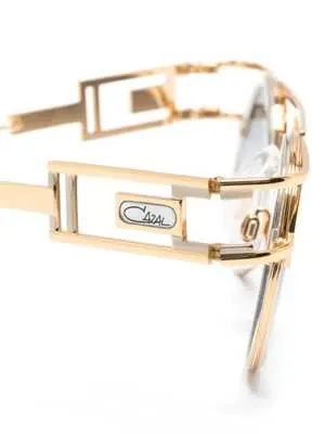 Cazal 6683 Round-frame Sunglasses - Gold