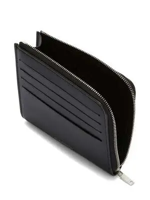 JIL SANDER Logo-embossed Leather Card Slot Wallet