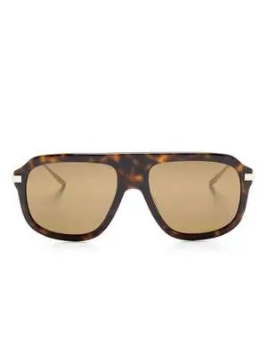 Gucci Pilot Frame Sunglasses - Brown