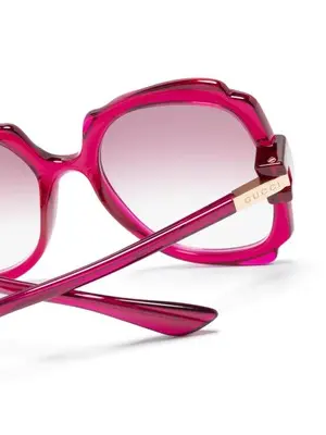 Gucci Square-frame Gradient Sunglasses