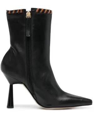 ALOHAS Leo 120mm Leather Ankle Boots