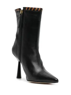 ALOHAS Leo 120mm Leather Ankle Boots