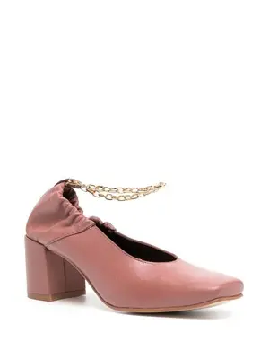ALOHAS Agent Anklet Leather Pumps