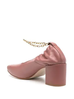 ALOHAS Agent Anklet Leather Pumps