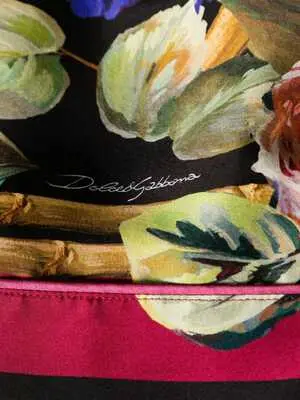 Dolce & Gabbana Floral-print Silk Pajama Shorts
