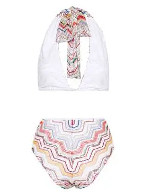 Missoni Zigzag Crochet-knit Bikini