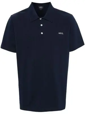 A.p.c. Embroidered Polos For Men