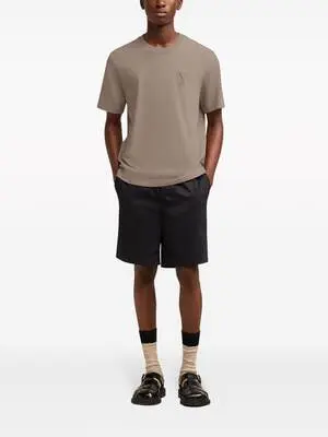 AMI Paris Logo-ebossed Cotton T-shirt