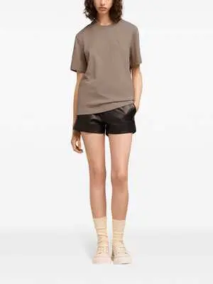 AMI Paris Logo-ebossed Cotton T-shirt