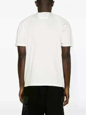 C.P. COMPANY Logo-print Cotton T-shirt - Neutrals
