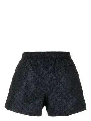 Off-White Monogram-print Swim Shorts