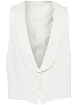 Brunello Cucinelli Shawl-lapels Silk Waistcoat
