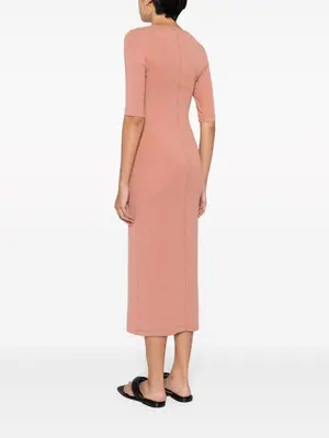 Calvin Klein Ribbed-knit Stretch-modal Dress
