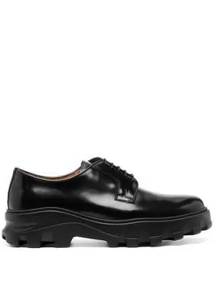 Moreschi Round-toe Leather Derby Shoes