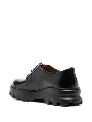 Moreschi Round-toe Leather Derby Shoes