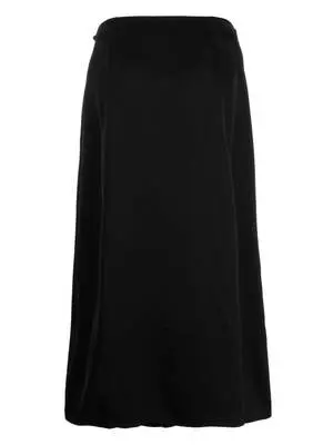 Calvin Klein Drawstring-waist Wrap Skirt