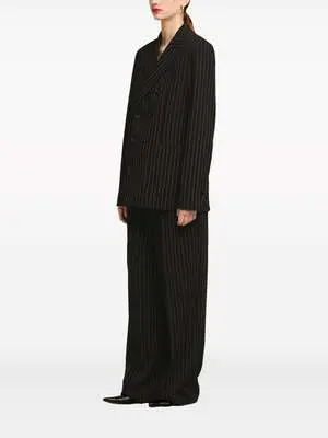 Ami Double-breasted Pinstripe Blazer