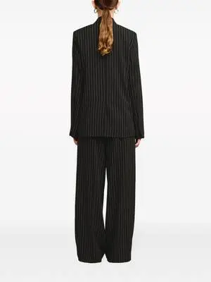 Ami Double-breasted Pinstripe Blazer